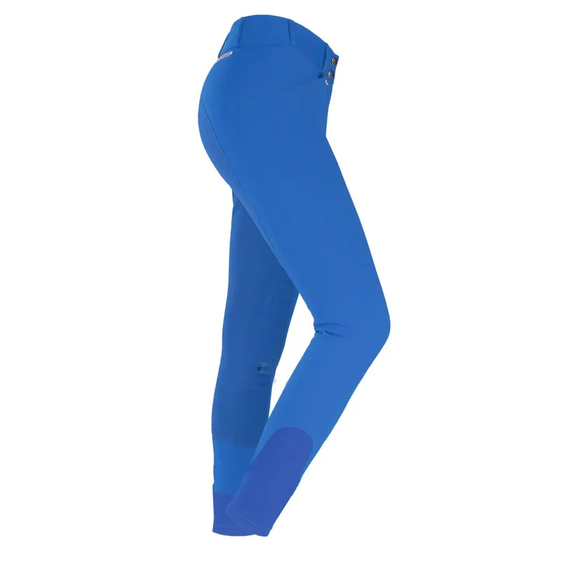 Horze Grand Prix Womens Extend Full Seat Breeches - Royal Blue
