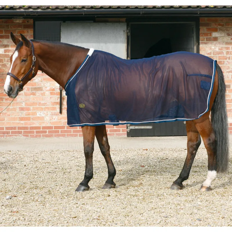 Mark Todd Mesh Cooler Rug - Navy