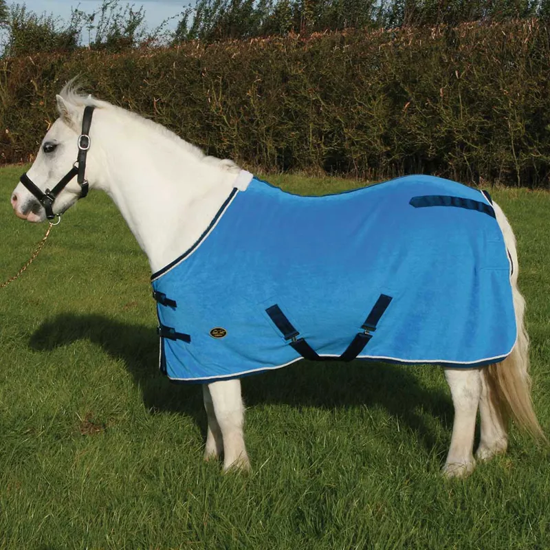 Mark Todd Pony Fleece Rug - Ocean Blue