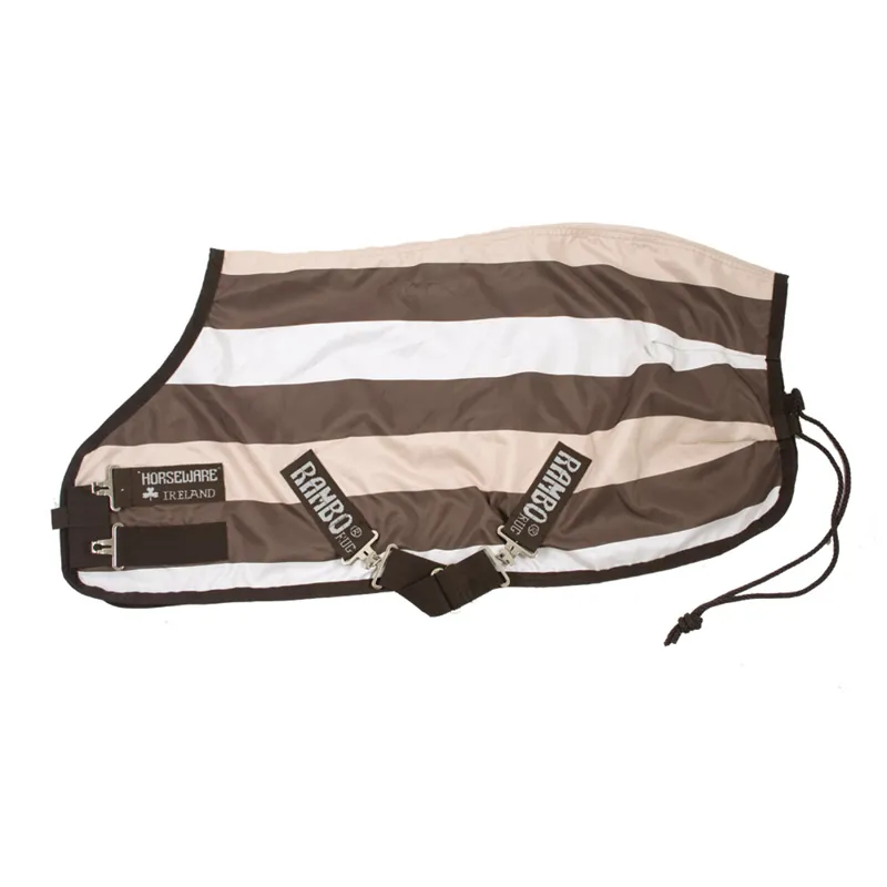Rambo Newmarket Stable Sheet - Whitney Brown Stripe