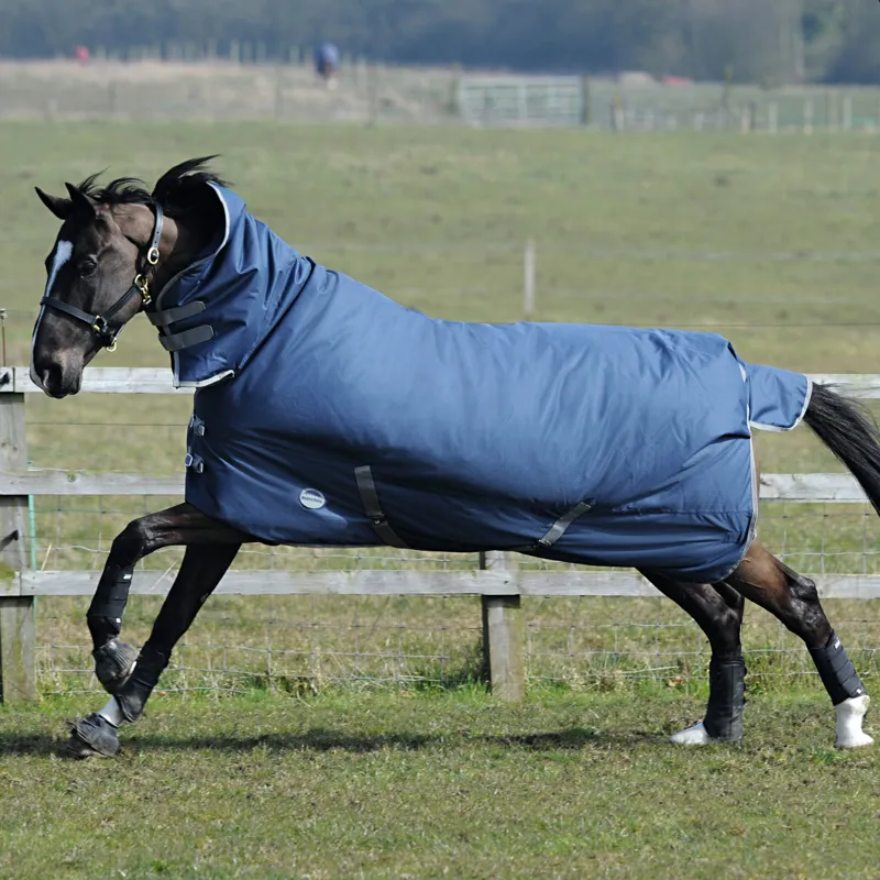Weatherbeeta Genero 1200D Combo Heavy Turnout Rug 360g - Blue/Grey