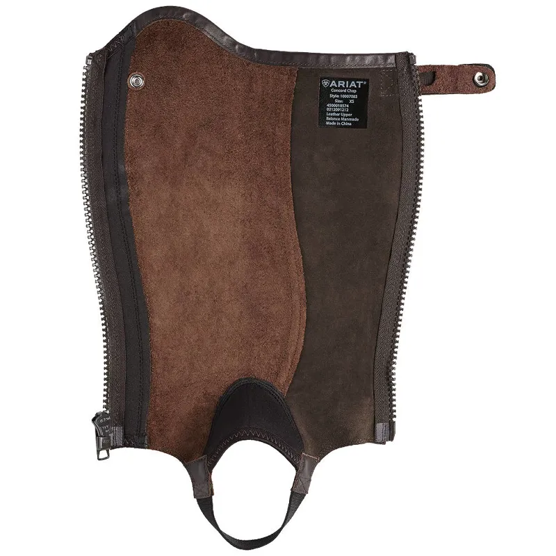 Ariat Concord Half Chaps - Smooth Chocolate