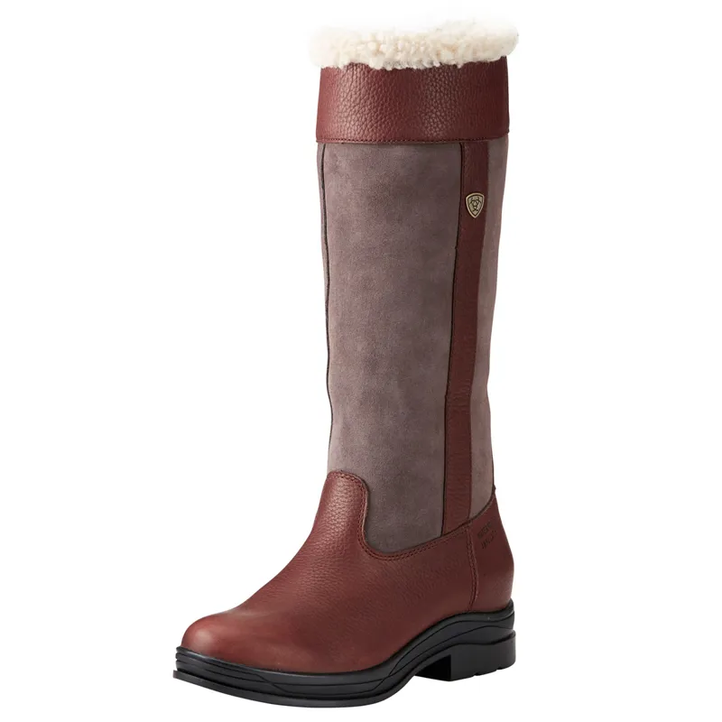 Ariat Windermere Fur H2O Womens Long Country Boots - Dark Brown