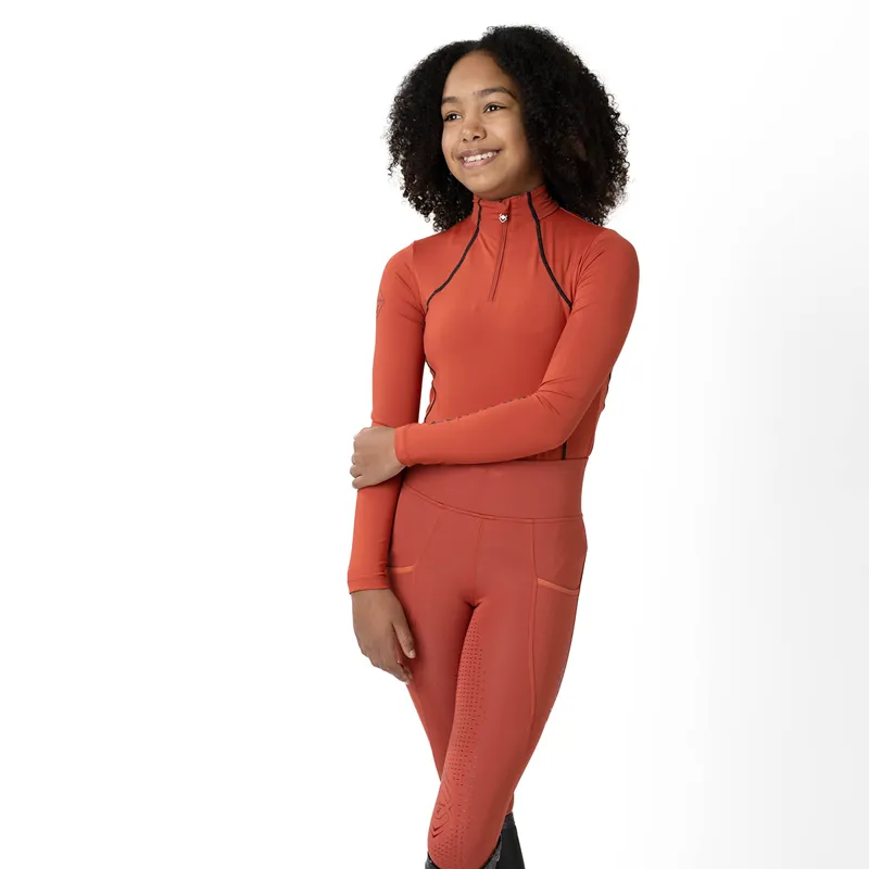 LeMieux Young Rider Junior Base Layer - Sienna
