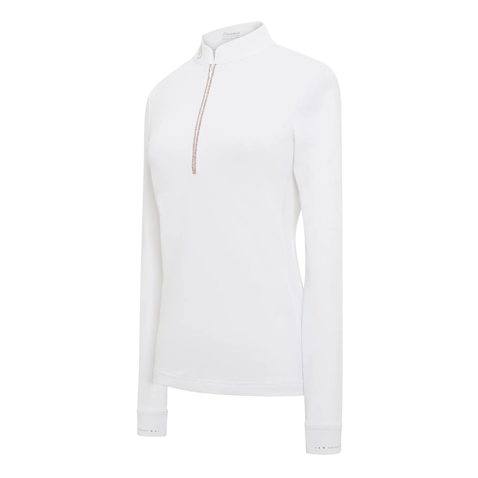 Samshield Aloise Long Sleeve Competition Shirt White/Rose Gold