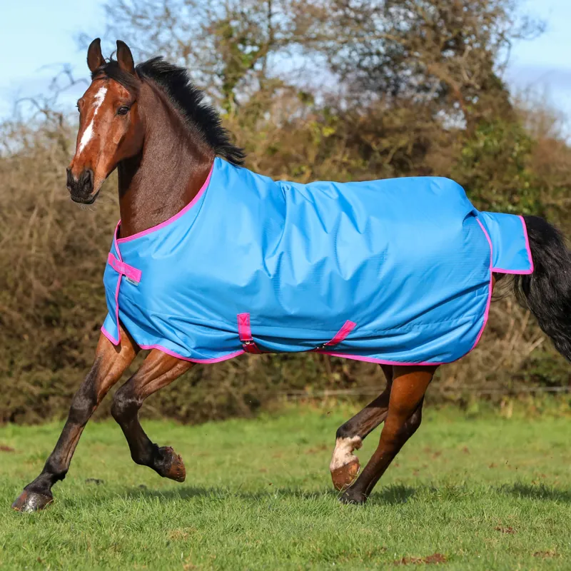 Bucas Freedom 0g Standard Neck Turnout Rug - Denim