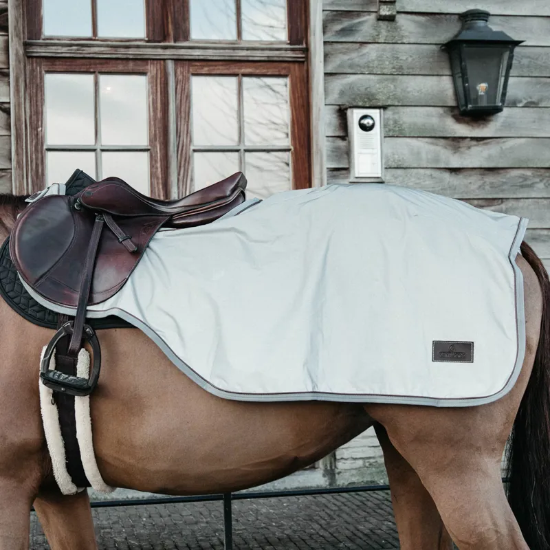 Kentucky Reflective Riding Rug Exercise Sheet - Silver