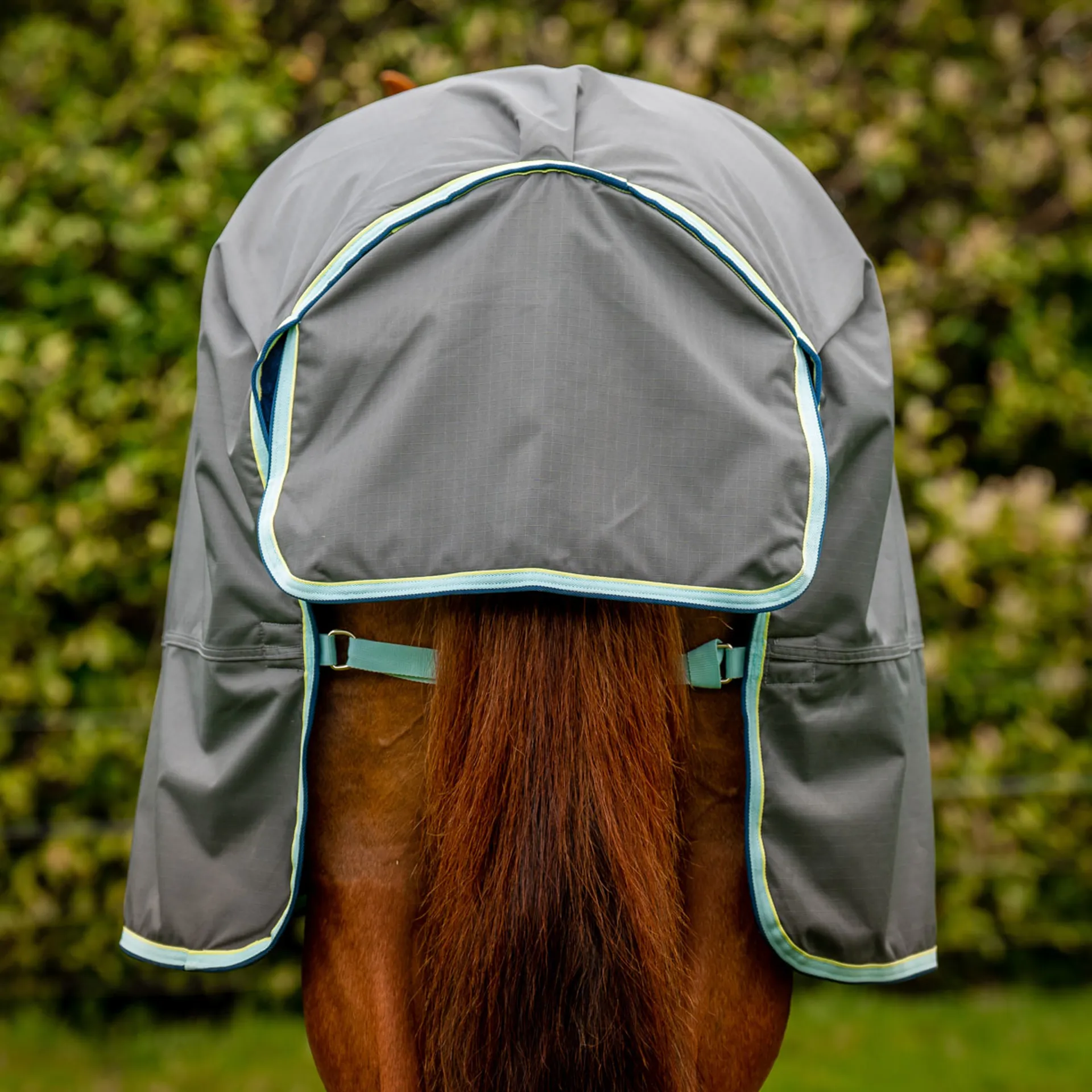 Amigo Hero 600D with Ripstop 50g Turnout Rug - Shadow/Blue Haze