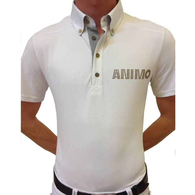 Animo Alfred Mens Competition Shirt - Bianco