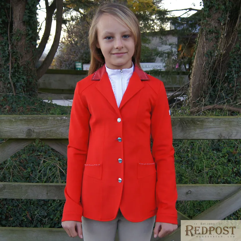 Animo London Childs Competition Jacket Pony Division - Tomato Red