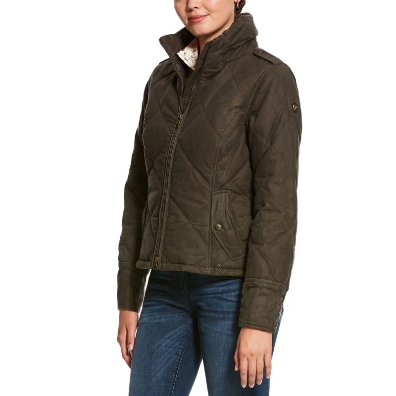 Ariat Terrace Ladies Quilted Jacket - Bark