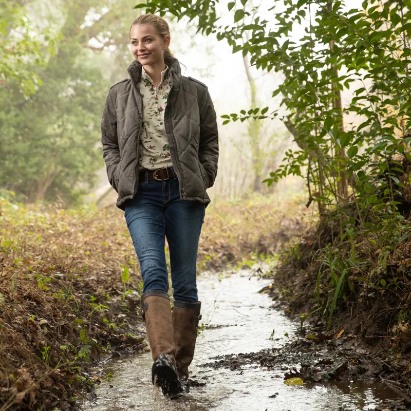 Ariat Terrace Ladies Quilted Jacket - Bark