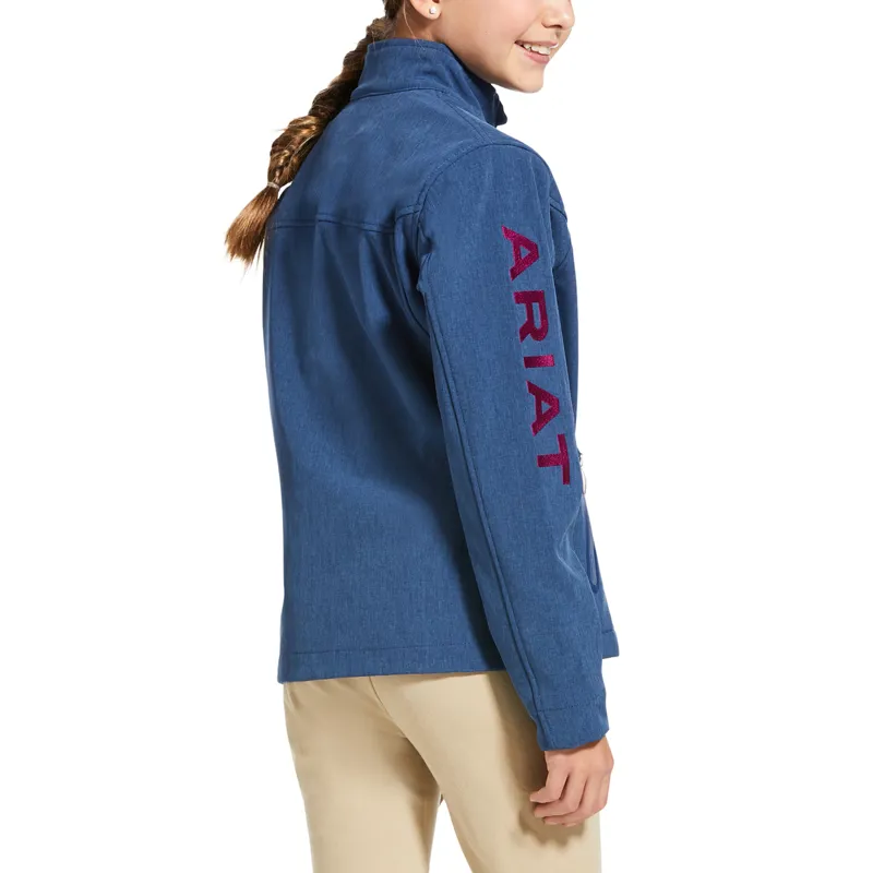 Ariat Youth Team Softshell Jacket - Marine Blue