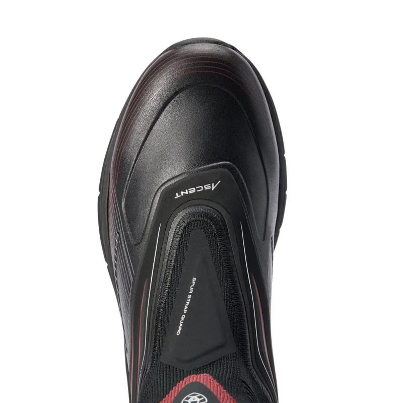Ariat Ascent H2O Ladies Paddock Boots - Black/Burgundy