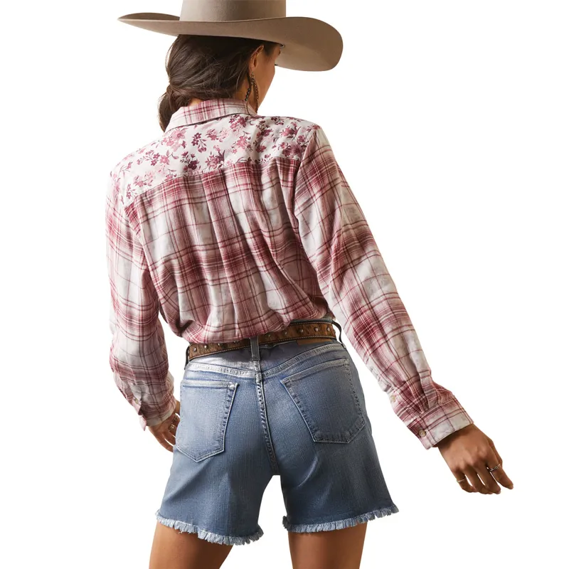Ariat R.E.A.L. Billie Jean Ladies Shirt - Willa Plaid Floral