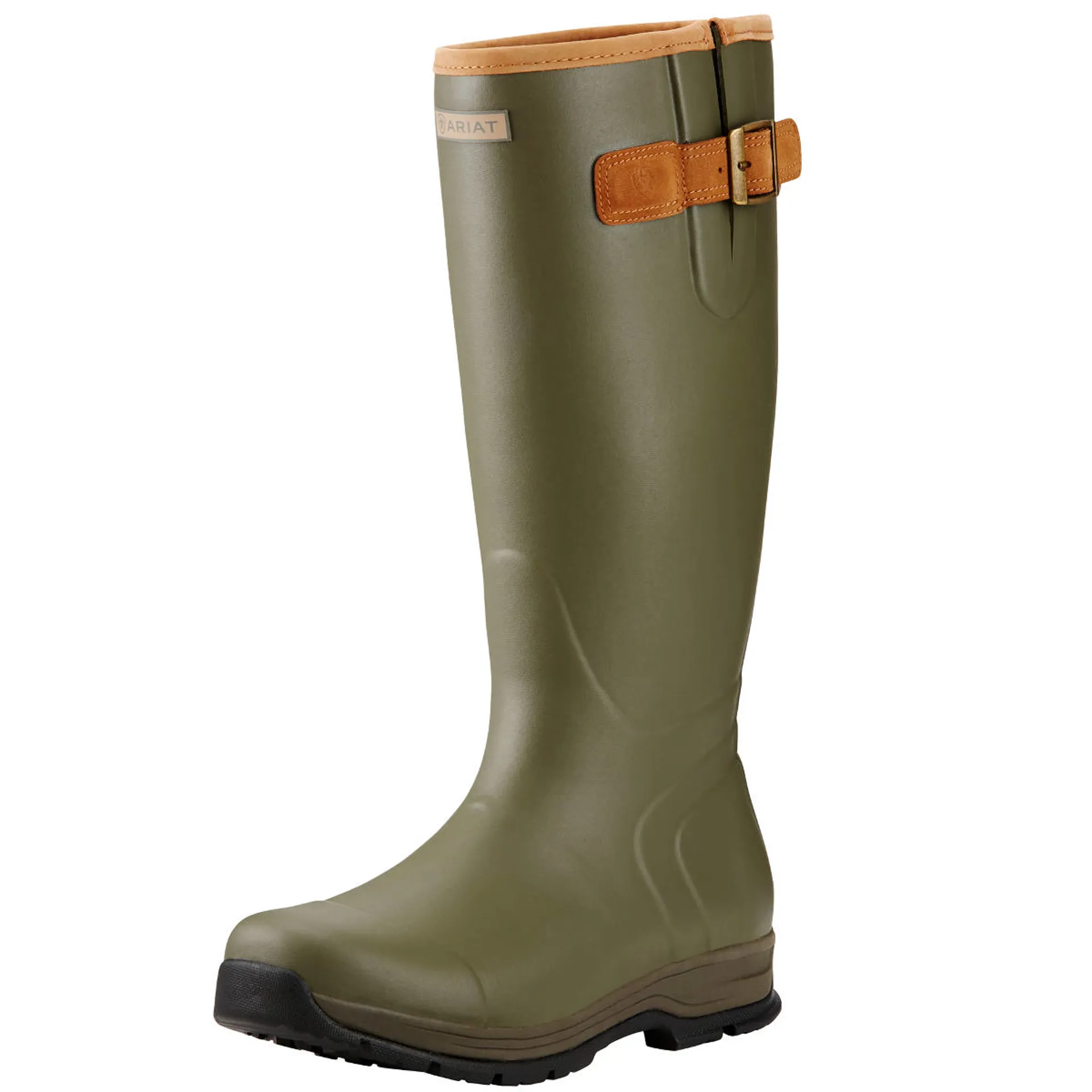Ariat Burford Mens Wellies - Olive Green