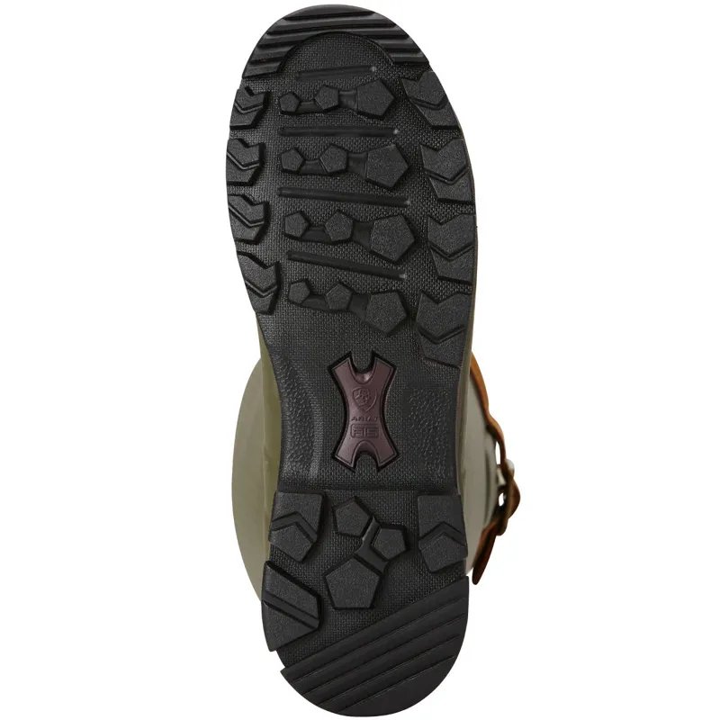 Ariat Burford Mens Wellies - Olive Green