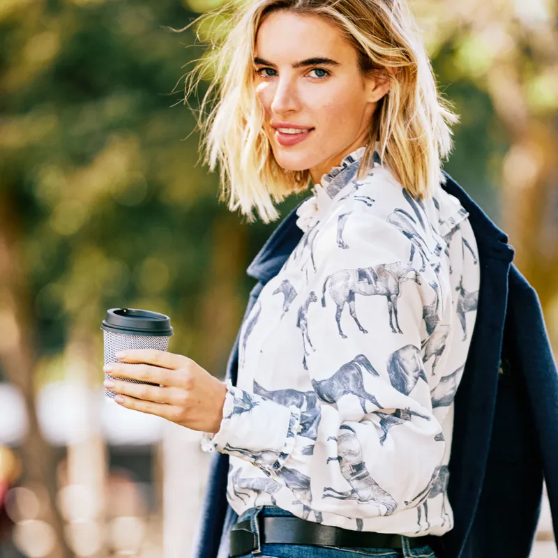 Ariat Country Clarion Ladies Blouse - In Hand Print