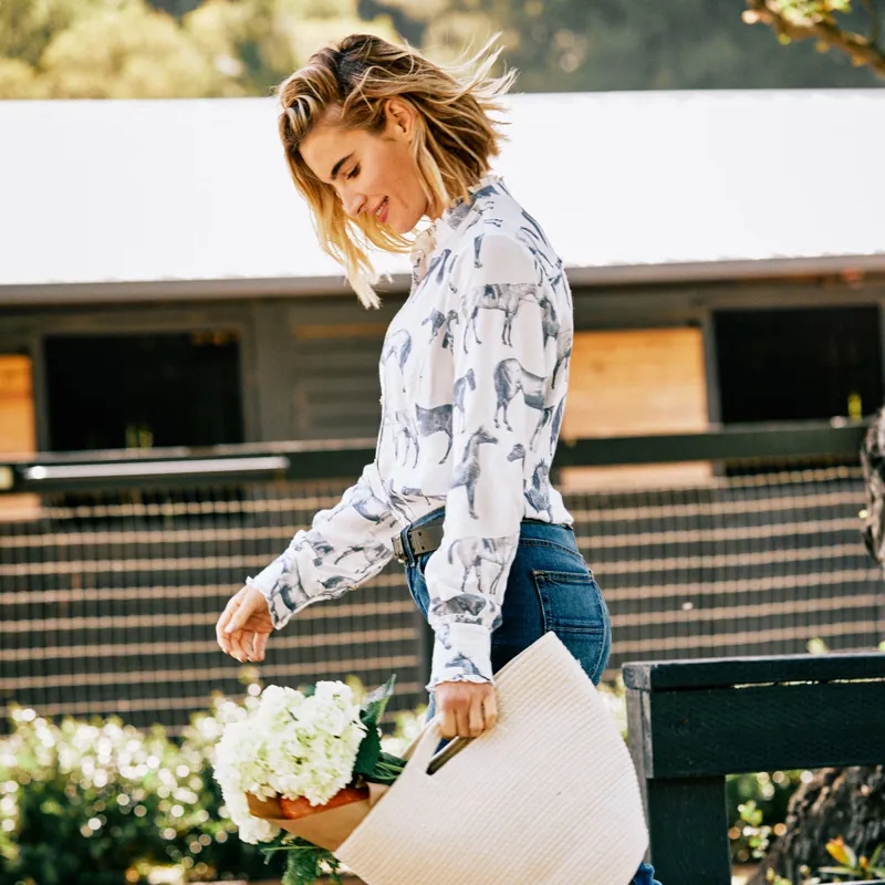 Ariat Country Clarion Ladies Blouse - In Hand Print