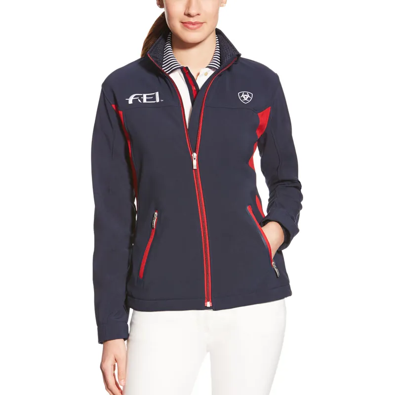 Ariat FEI New Team Softshell Jacket Womens - Navy