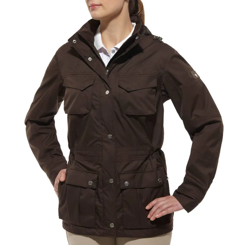 Ariat Madeley Ladies Waterproof Jacket - Espresso Brown