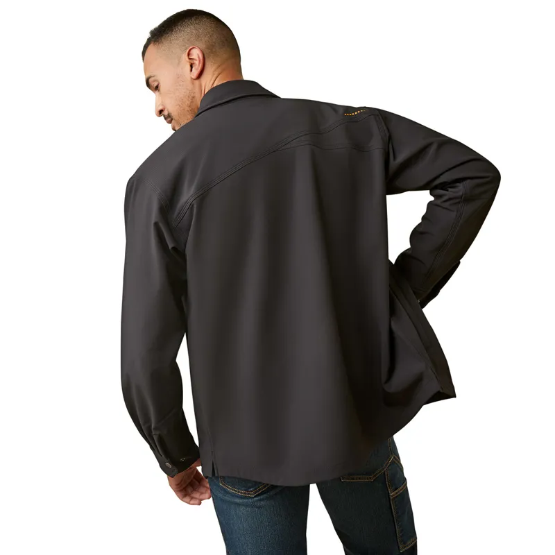 Ariat Rebar Utility Softshell Mens Shirt Jacket - Black