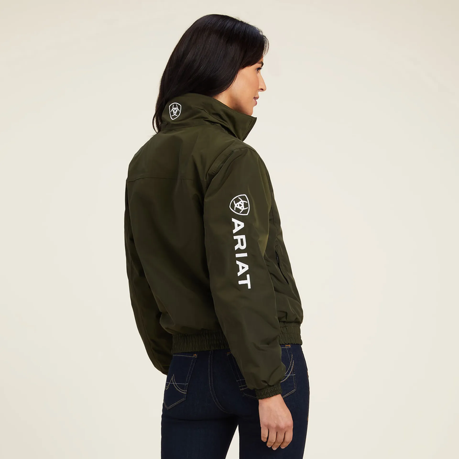 Ariat Stable Insulated Ladies Blouson Jacket - Forest Mist