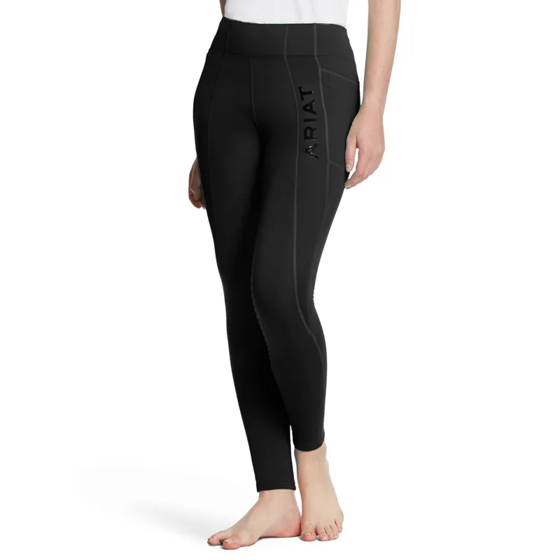 Ariat Attain Thermal Knee Grip Insulated Riding Tights Black