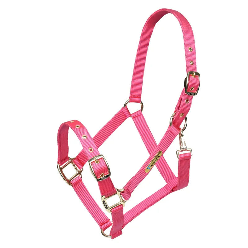 ARMA Nylon Adjustable Headcollar - Pink