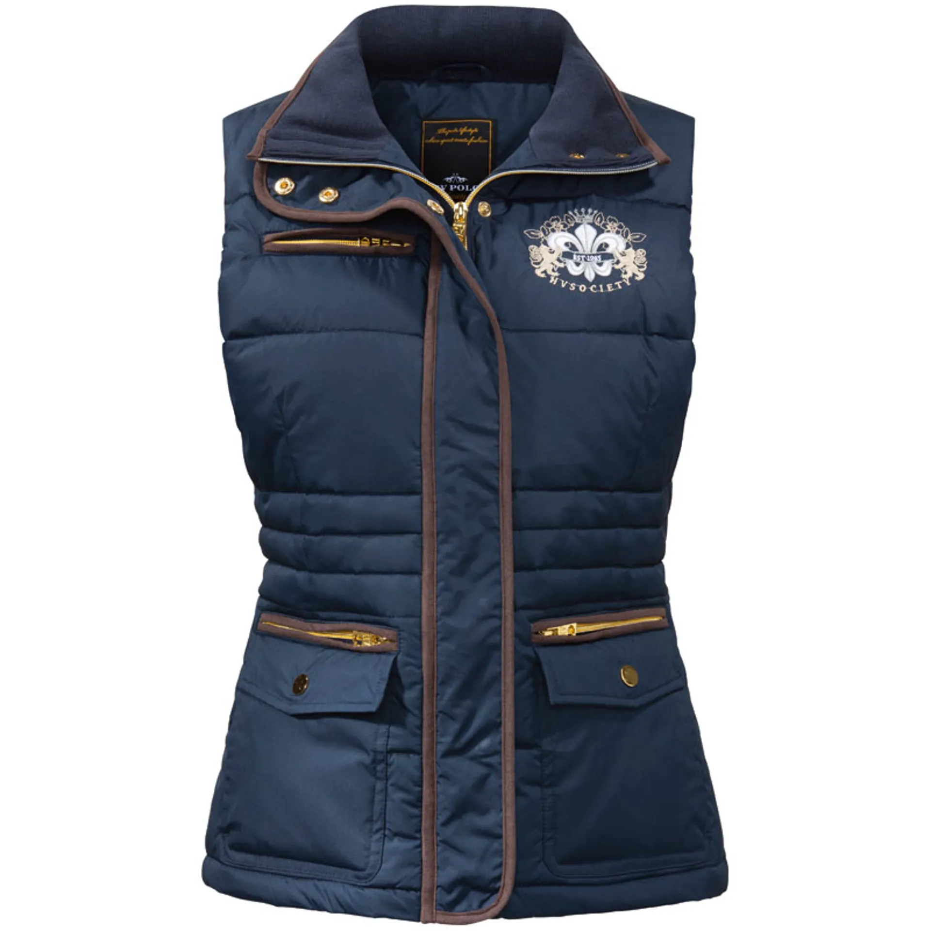 HV Polo Barnes Ladies Body Warmer Gilet - Navy