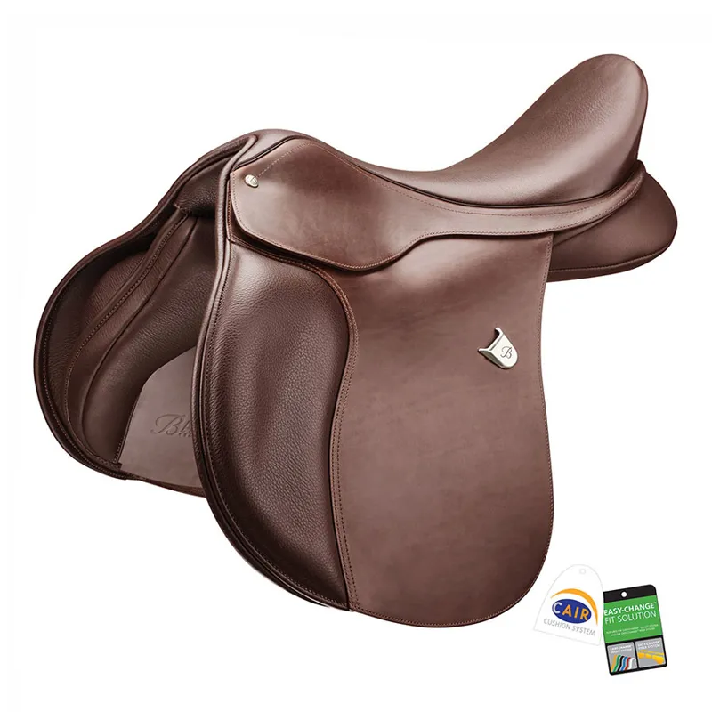 Bates All Purpose Heritage Leather Saddle with Cair - Brown