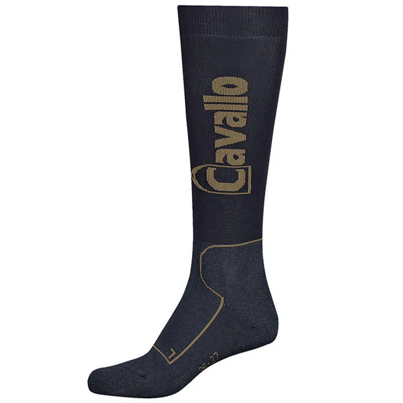 Cavallo Functional Long Socks - Dark Blue Mist