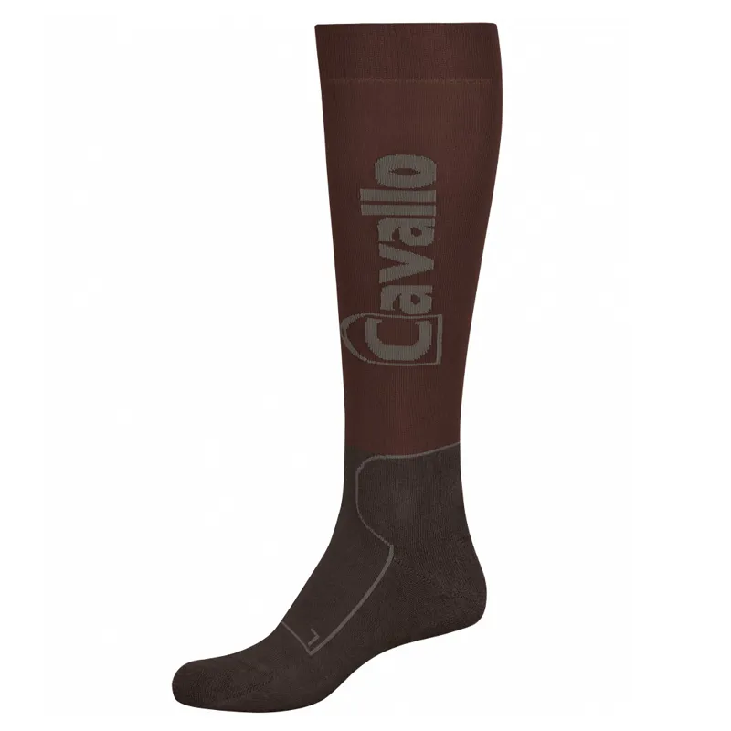 Cavallo Functional Unisex Long Socks - Expresso/Deep Forest
