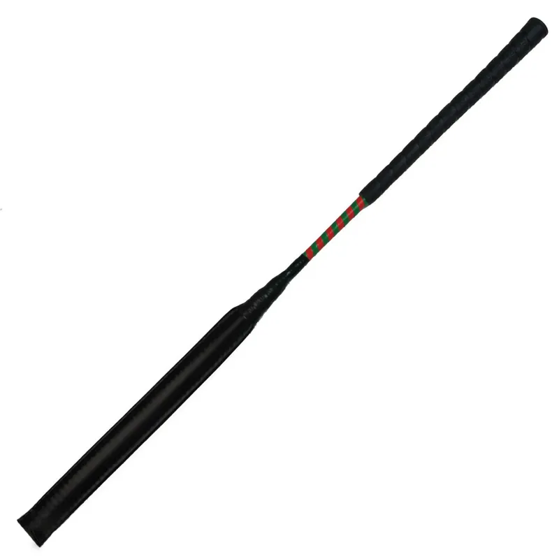 Celtic Equine Breeze Up Jockey Exercise Whip - Red/Dark Green