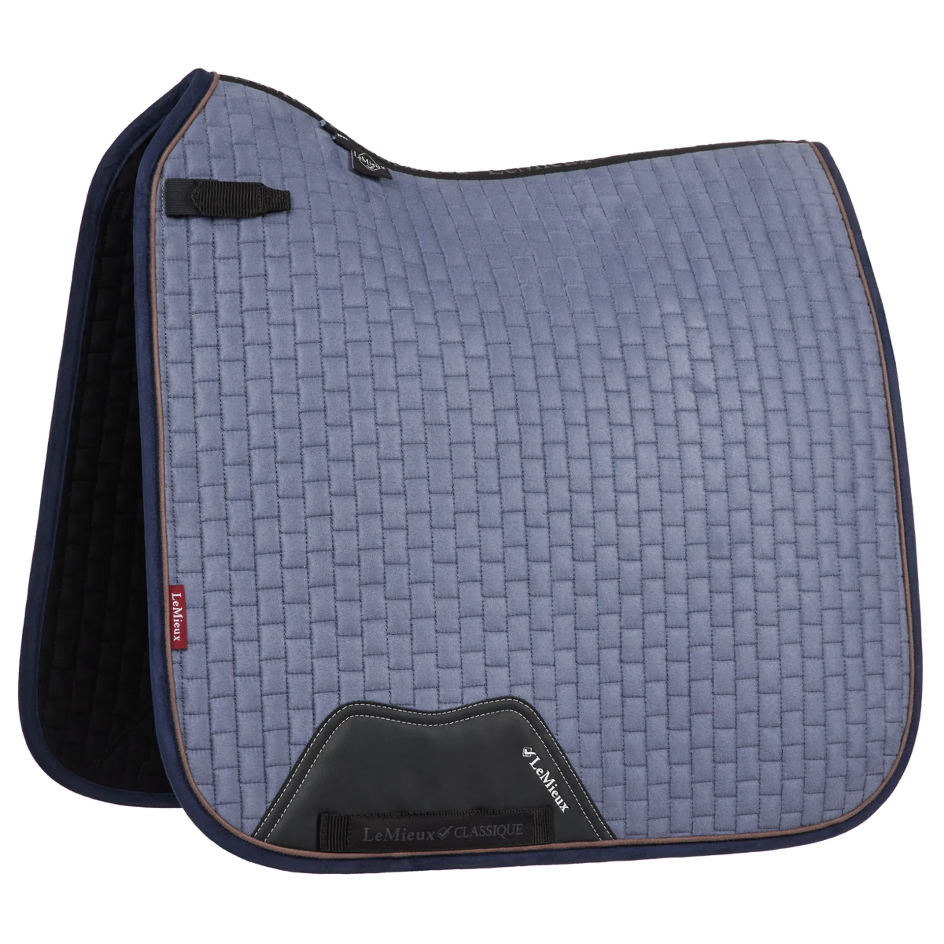 LeMieux Classique Suede Dressage Square - Jay Blue