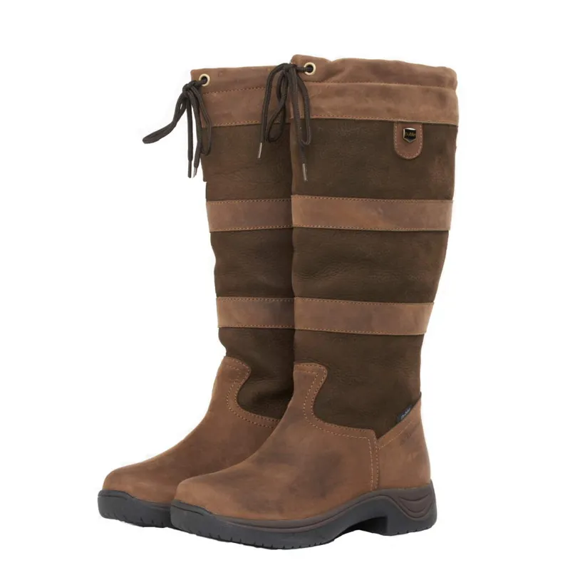 Dublin River Tall Waterproof Country Boots - Chocolate