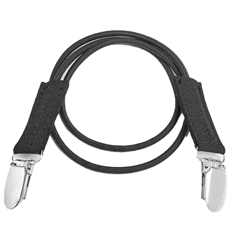 Elico Elastic Competition Number Clips - Black