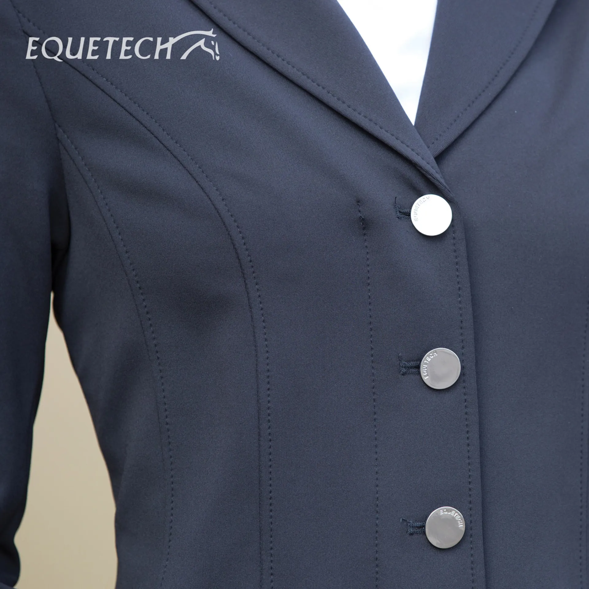 Equetech Jersey Ladies Competition Jacket - Black