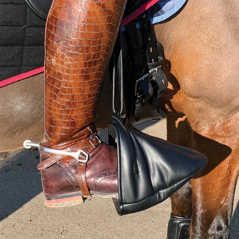 Equetech Stirrup Toe Cosies - Black
