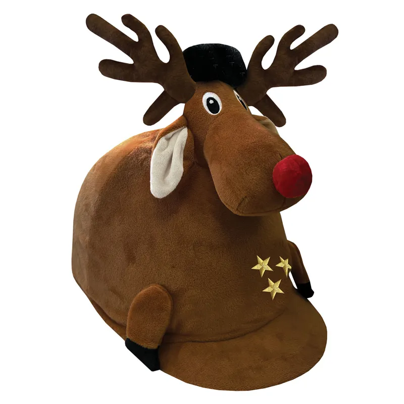 Equetech Animal Hat Silk - Comet Reindeer