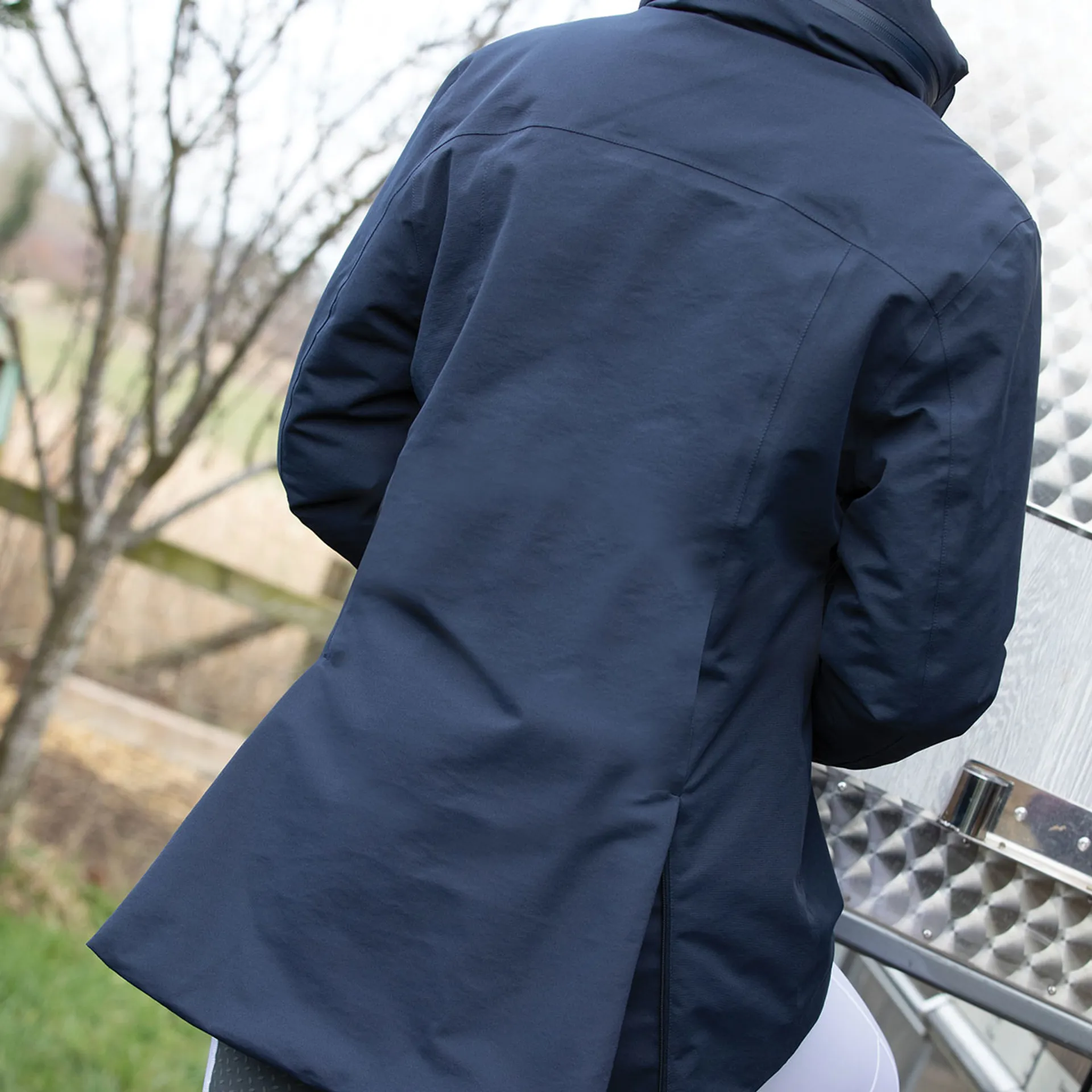 Equetech Imperial Hybrid Ladies Waterproof Jacket - Navy