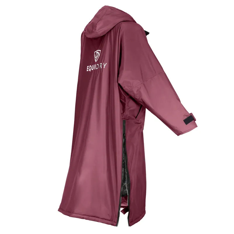 Equidry All Rounder Jacket With Fleece Hood Plumgrey
