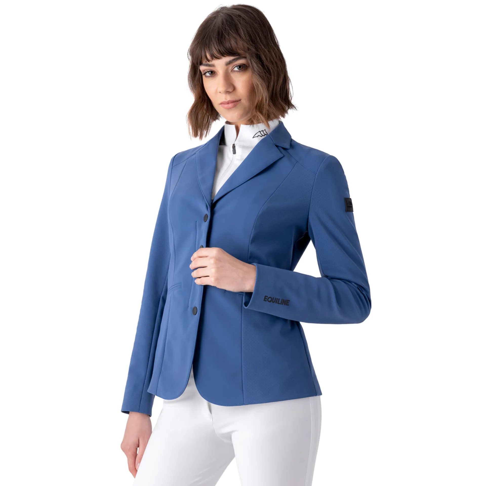 Equiline Casur Ladies Competition Jacket - Indigo Blue