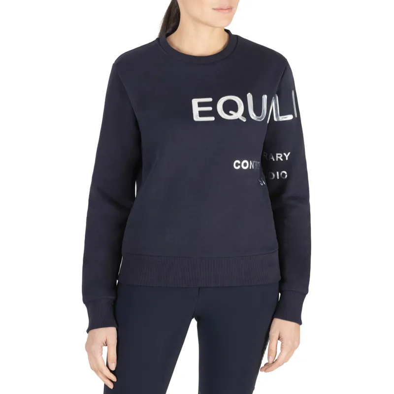 Equiline Cenor Ladies Sweatshirt - Blue