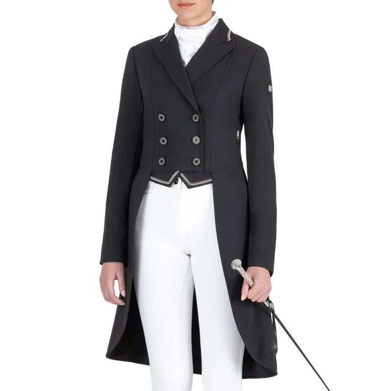 Equiline Grac Ladies Dressage Tail Coat - Black