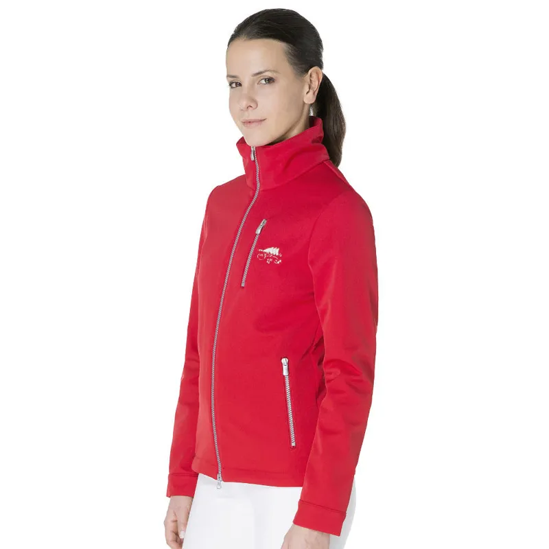 Equiline Harriet Softshell Ladies Jacket - Warm Red