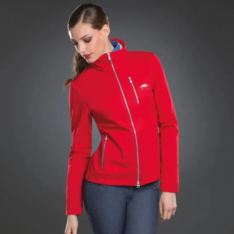Equiline Harriet Softshell Ladies Jacket - Warm Red