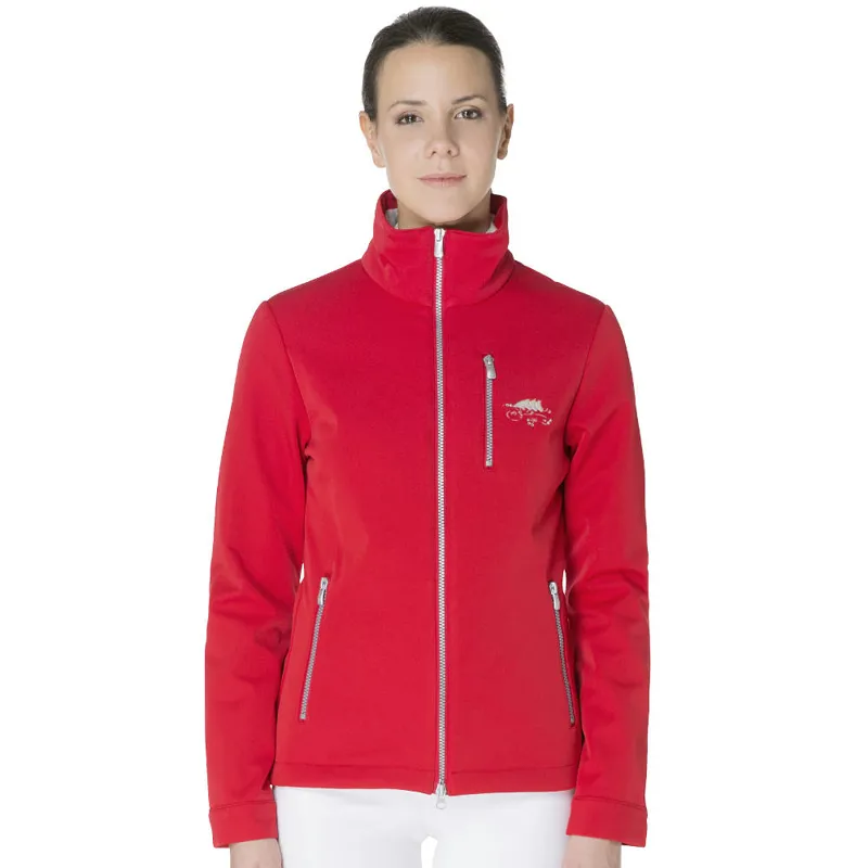 Equiline Harriet Softshell Ladies Jacket - Warm Red