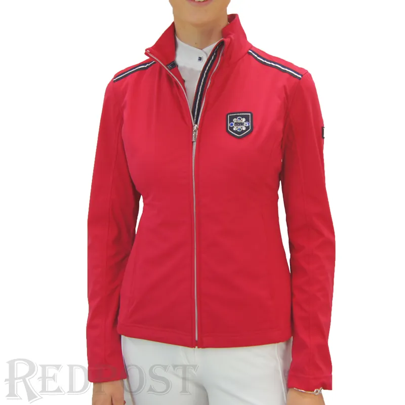 Equiline Shen Softshell Ladies Jacket - Cherry Red