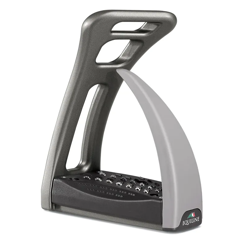 Equiline S1 Safety First Stirrups - Aluminium/Grey